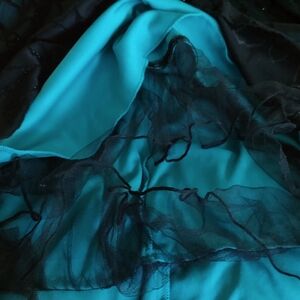 Dresses | Vintage Y2k Teal Back Emo Fairy Fairycore Whimsygoth Semi ...